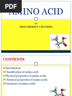 Amino Acids Classification Chart | PDF
