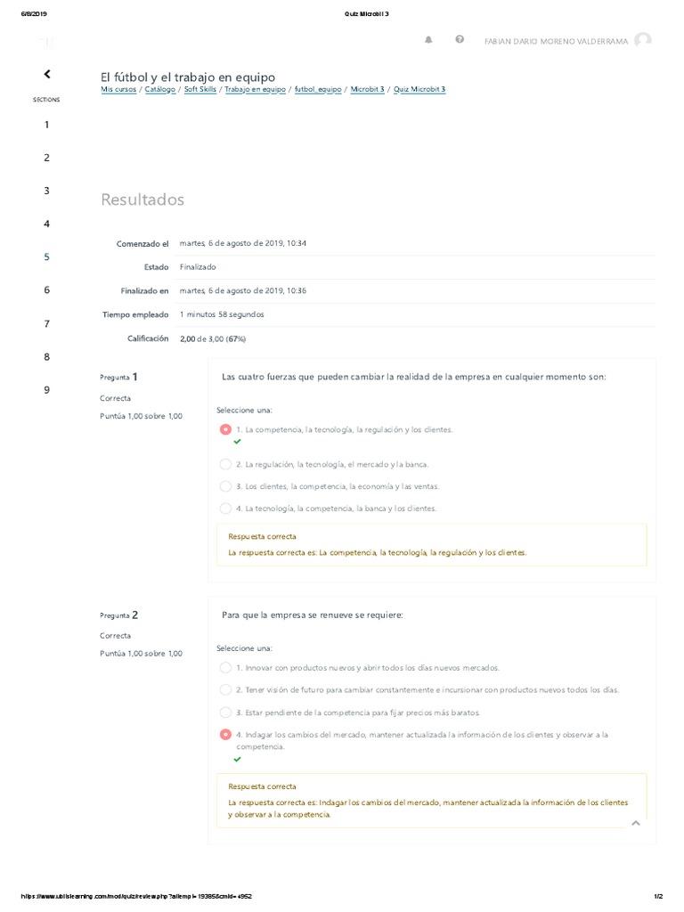Quiz 3 Microbits | PDF | Microeconomía | Mercado (economía)