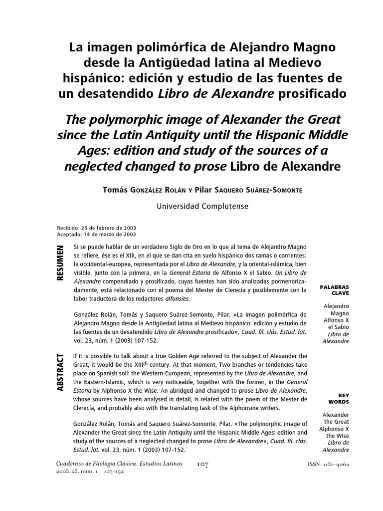 Alejandro Magno PDF | PDF | Imperio aqueménida | Macedonia (antiguo reino)
