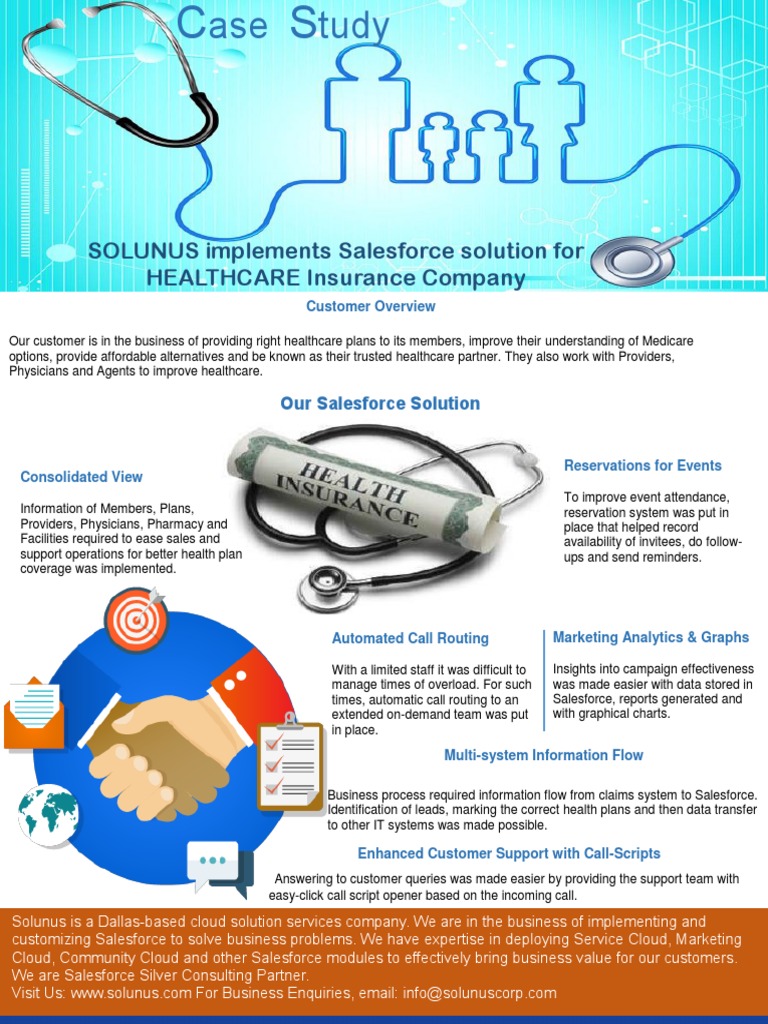 Healthcare Insurance Company Case Study - 3 | PDF | Salesforce.Com ...