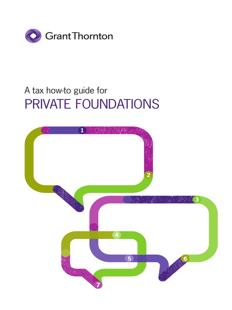 Private Foundations Tax Guide | PDF | 501(C) Organization | Charitable ...