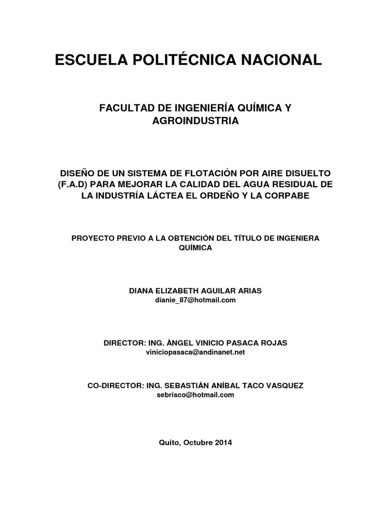 DAF Flotation | PDF | Leche | Agua