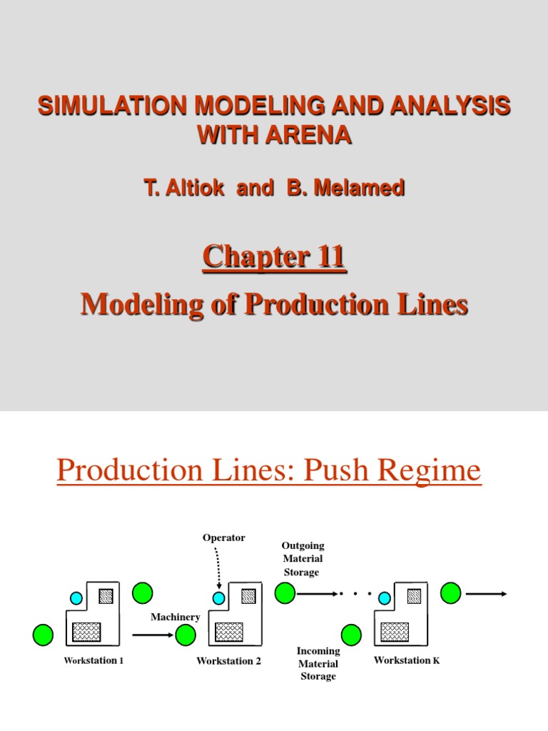 Simulation Modeling and Analysis With Arena: Modeling of Production ...