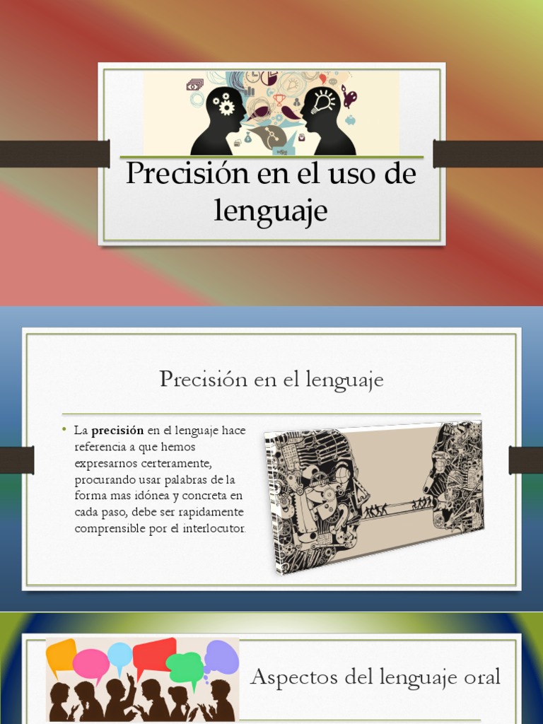 Precisión en El Uso de Lenguaje | PDF | Sociedad | Comunicación