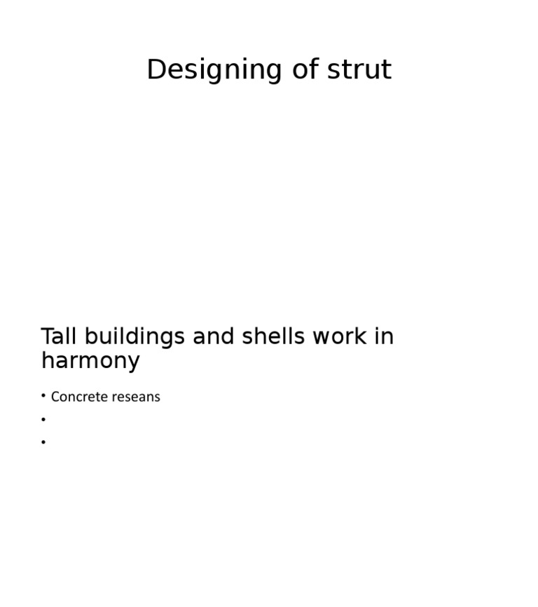 Design of Strut | PDF