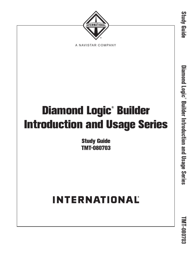 Diamond Logic Builder Introduction and Usage Series: Study Guide TMT-080703 | PDF | Icon ...