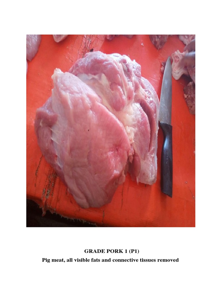 P1 Grade Pork Classification Explained | PDF