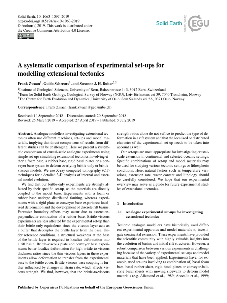 Extension Tectonics 3D | PDF | Rift | Mantle (Geology)