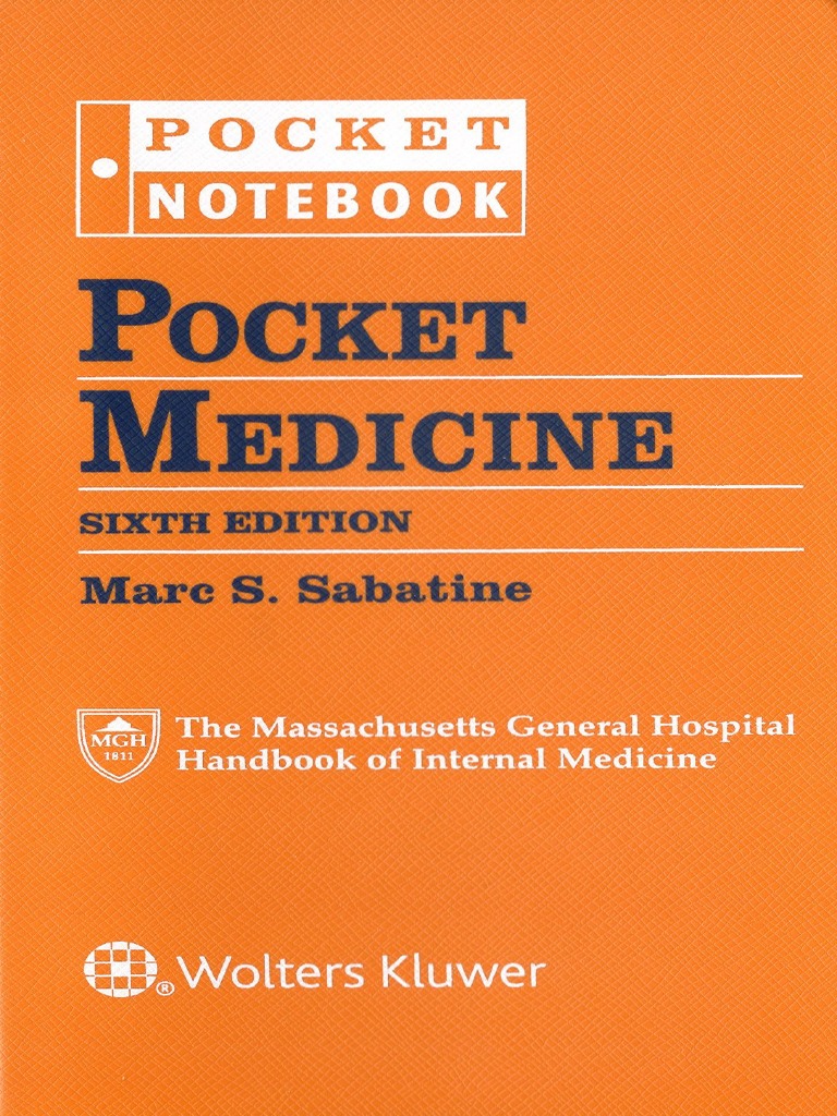 Pocket Medicine The Massachusetts General Hospital Handbook of Internal ...