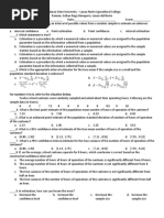 Sampling Techniques Quiz | PDF | Sampling (Statistics) | Research Methods