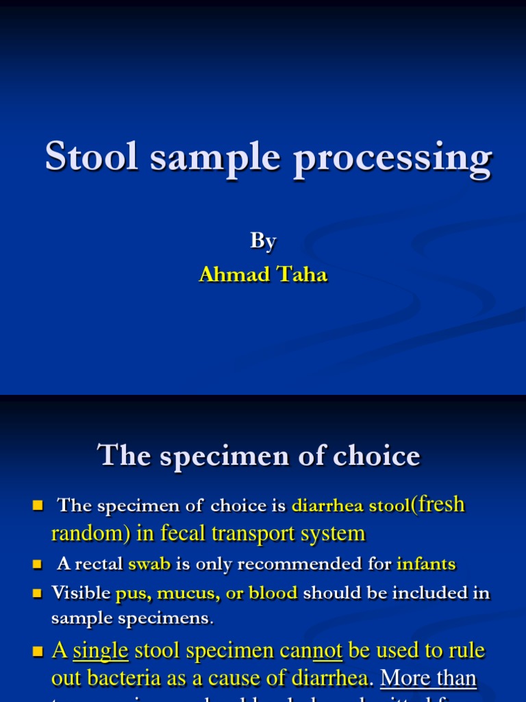 4 Stool Culture PDF | PDF | Human Feces | Diarrhea