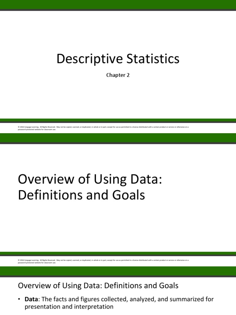 Cengage EBA 2e Chapter02 | PDF | Correlation And Dependence | Variance