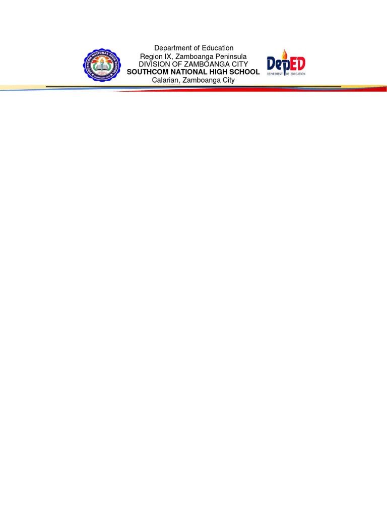 Southcom Letter Template Portrait | PDF