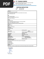 Example of Shipping Instruction Template | PDF | Cargo | Invoice