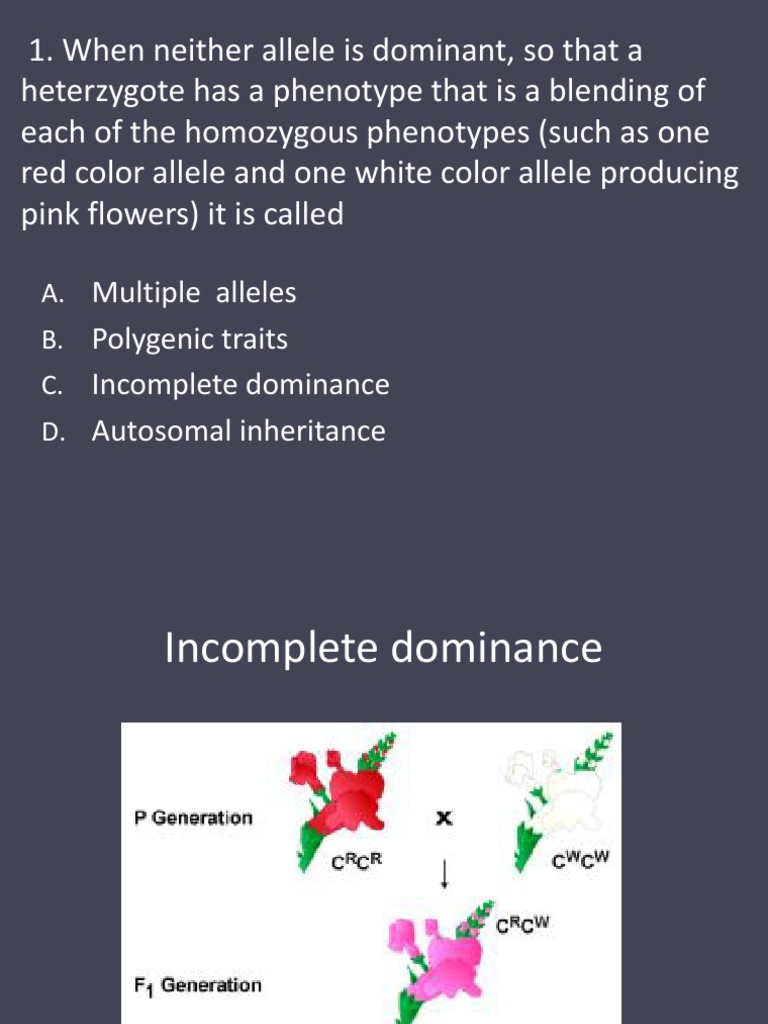 Genetics | PDF | Dominance (Genetics) | Allele