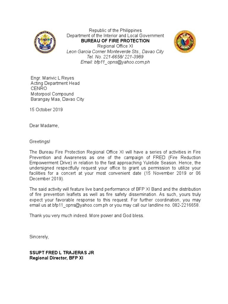 Bureau of Fire Protection: Leon Garcia Corner Monteverde STS., Davao ...