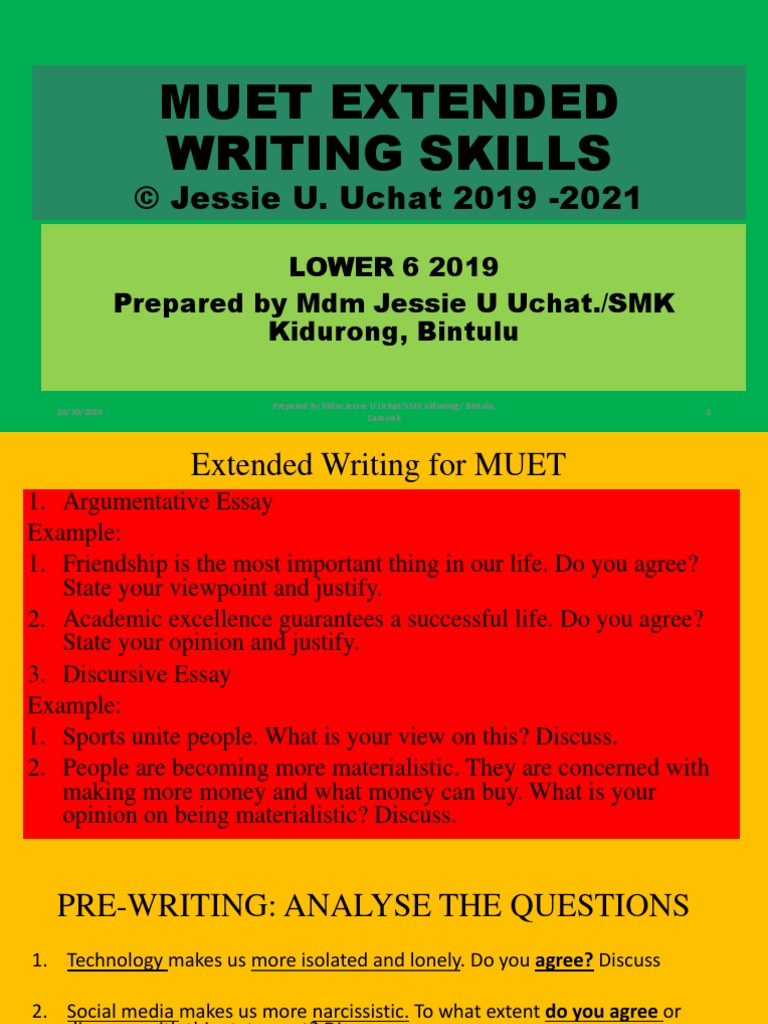 Effective Extended Writing Techniques 2019 | PDF | Social Media ...