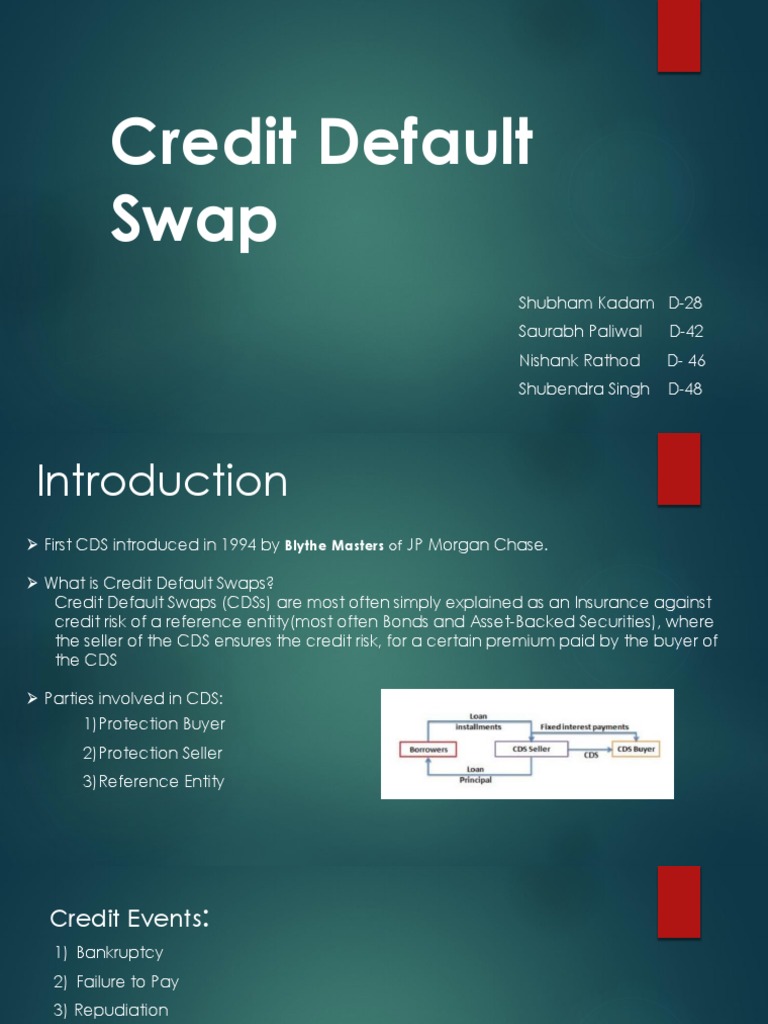 Credit Default Swap | PDF | Credit Default Swap | Financial Crisis Of ...