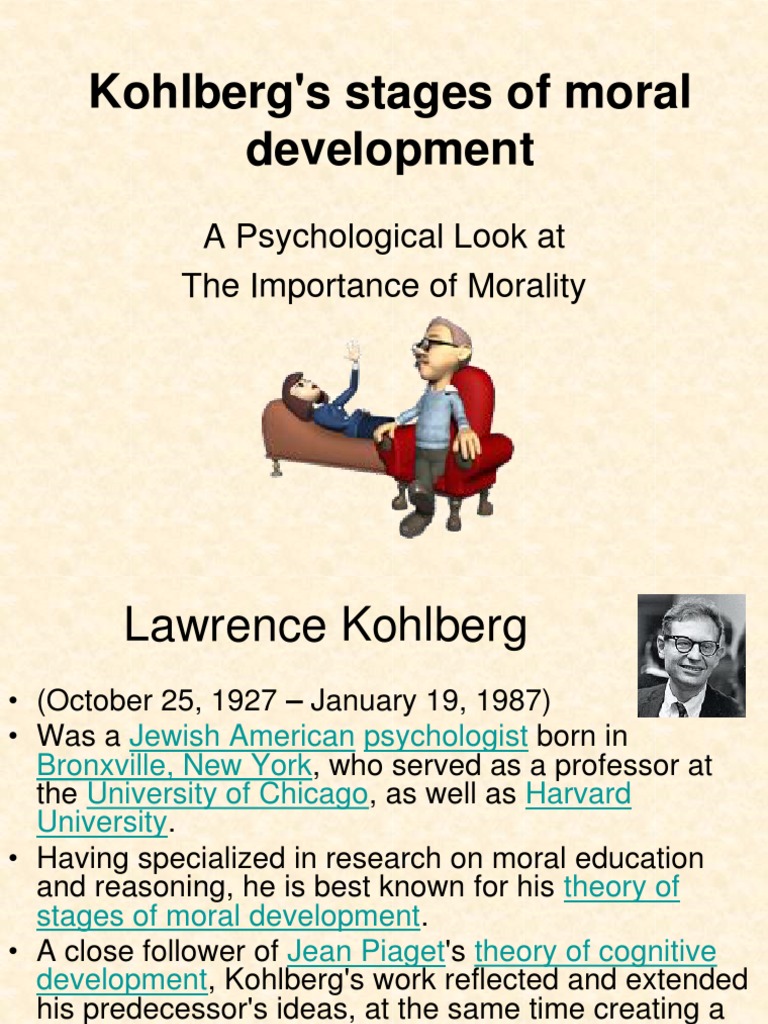 Kohlbergs Stages of Moral Development | PDF | Morality | Social Psychology