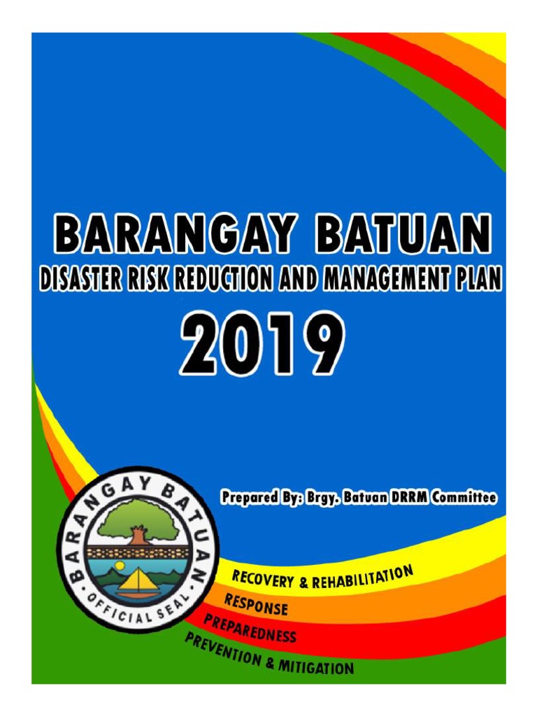 2019 Brgy Batuan DRRM Plan | PDF | Disaster Risk Reduction | Natural ...