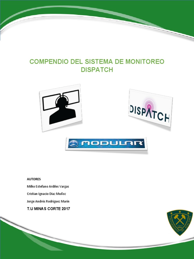 Compendio Sistema de Monitoreo Dispatch | PDF | Algoritmos | Camión