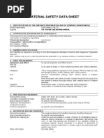 DANAR Material Safety Datasheet | PDF | Clothing | Water