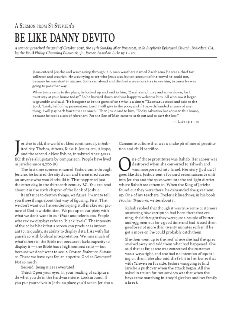 Be Like Danny Devito | PDF | Jesus