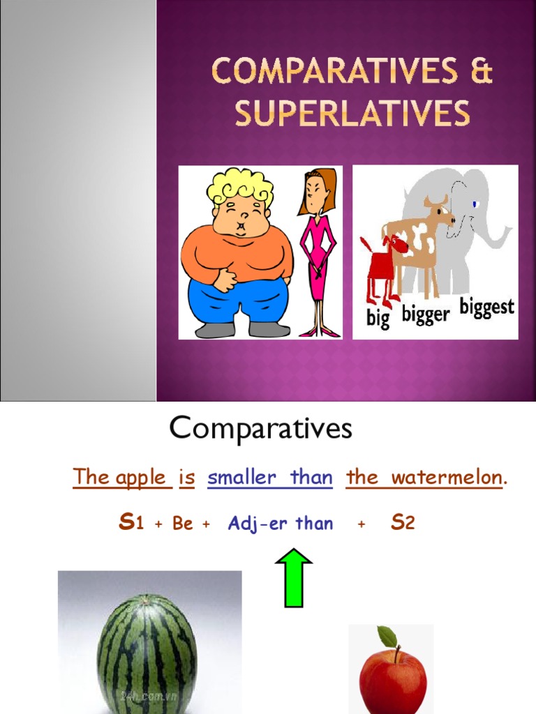 Comparative and Superlative Adjectives | PDF | Grammar | Language Mechanics