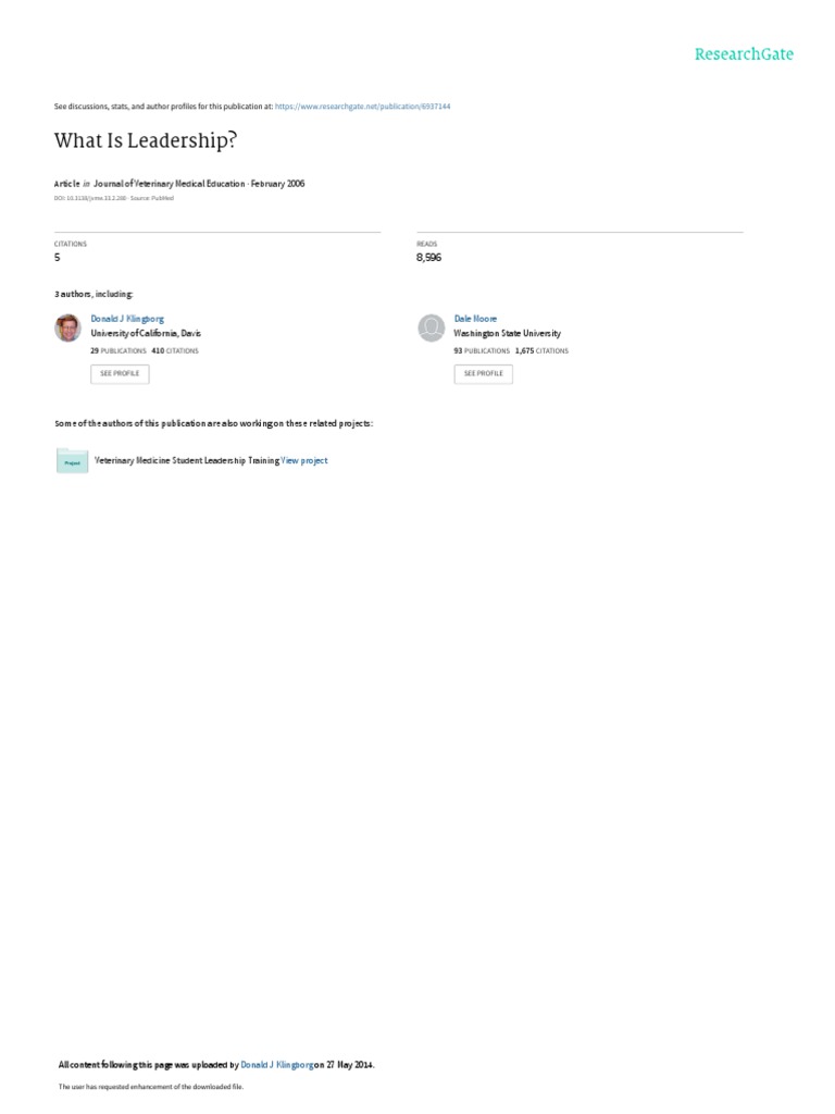 Fundamentals 20 Knowledge 20 of 20 Leadership | PDF | Leadership ...