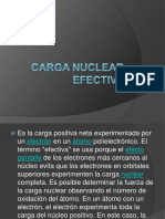 Cálculo de Carga Nuclear Efectiva | PDF | Electrón | Física Aplicada e ...