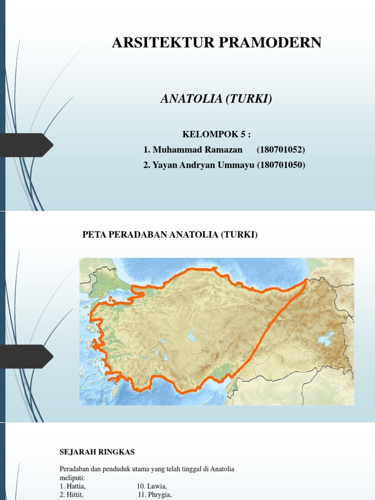 Arsitektur Pramodern di Anatolia | PDF