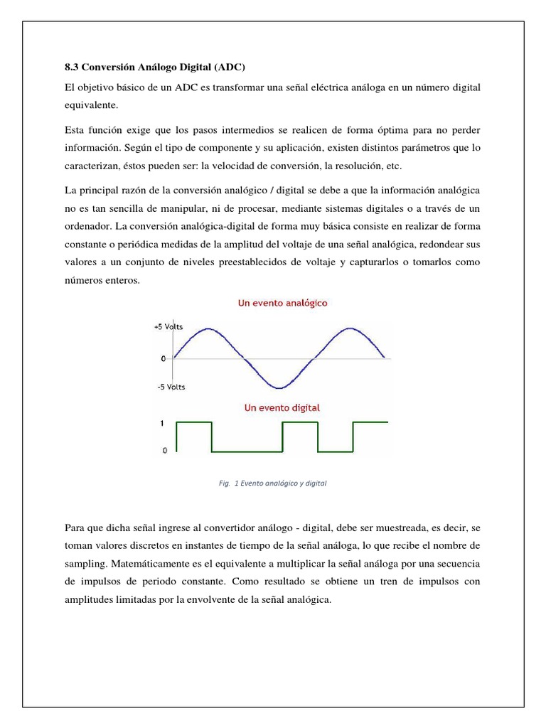 Conversor AD | PDF | Señal analoga | Conversor analógico a digital