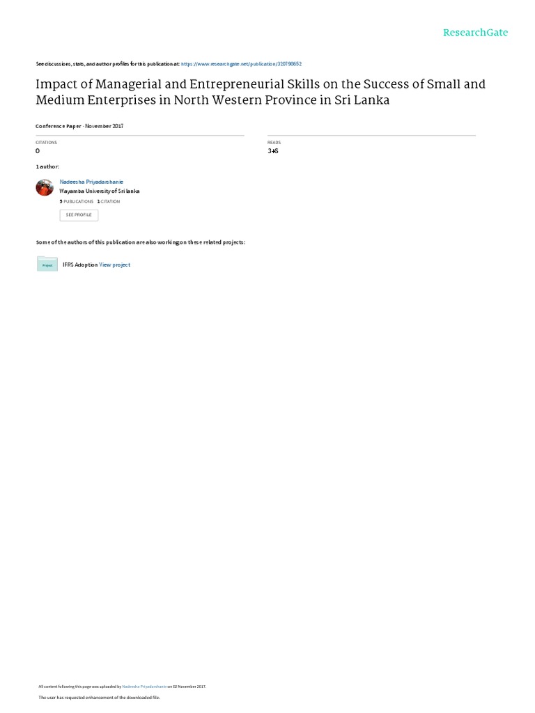 Abstract PDF | PDF | Entrepreneurship | Small And Medium Sized Enterprises