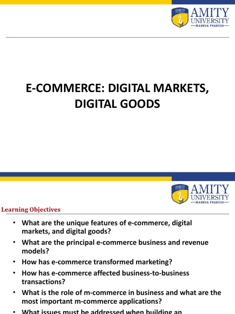 E-Commerce Digital Goods - Market | PDF | E Commerce | Electronic Data ...