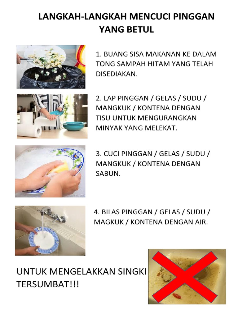 Poster Cuci Piring | PDF