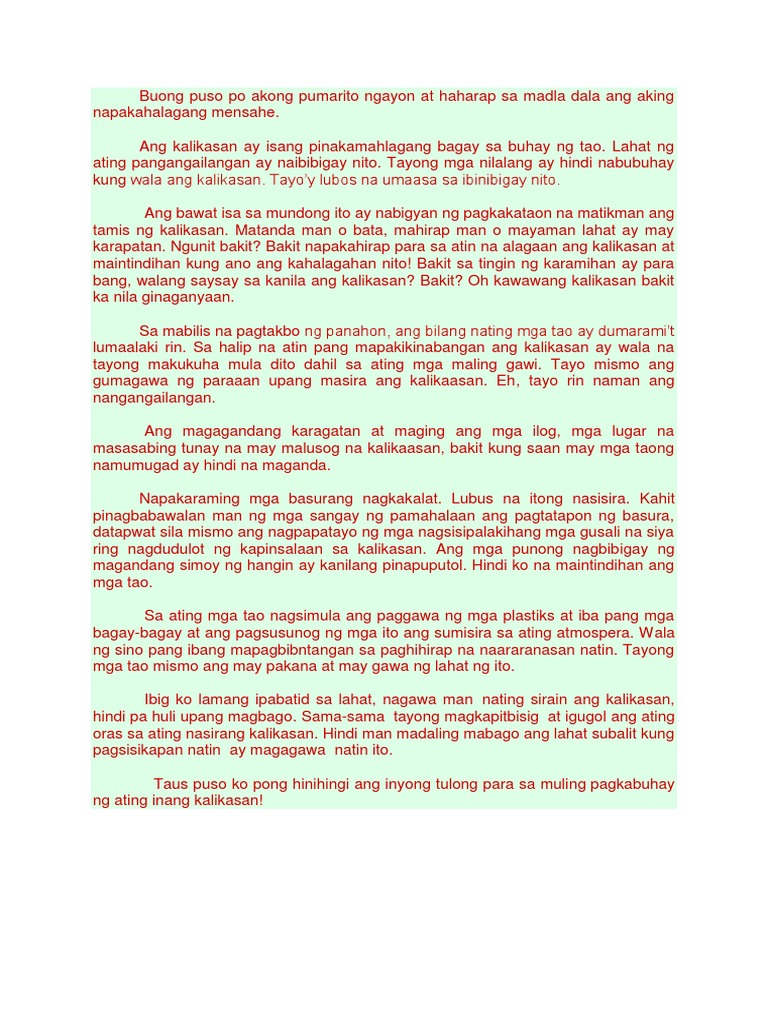Talumpati | PDF