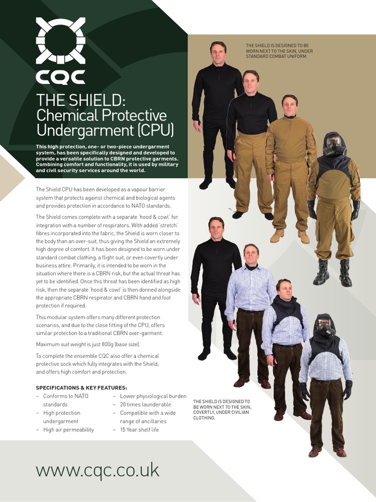 CBRN The Shield Web | PDF | Cbrn Defense | Clothing