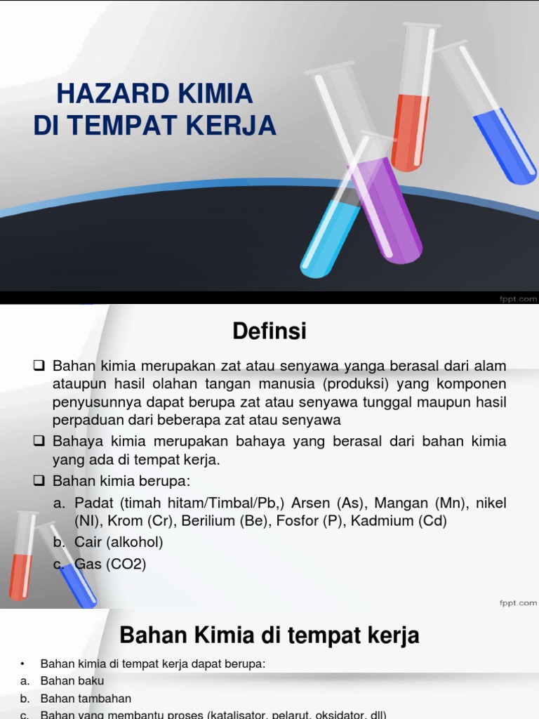 Sesi 7 Hazard Kimia | PDF