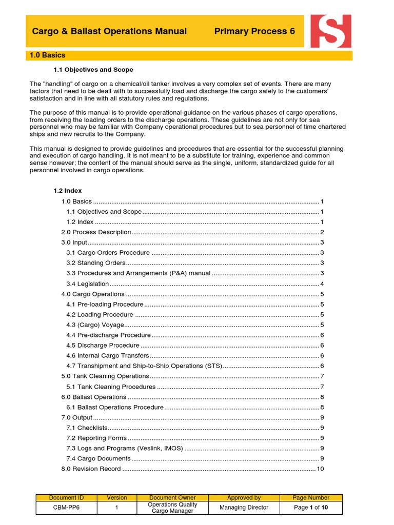 Cargo & Ballast Operations Guide | PDF | Oil Tanker | Ships