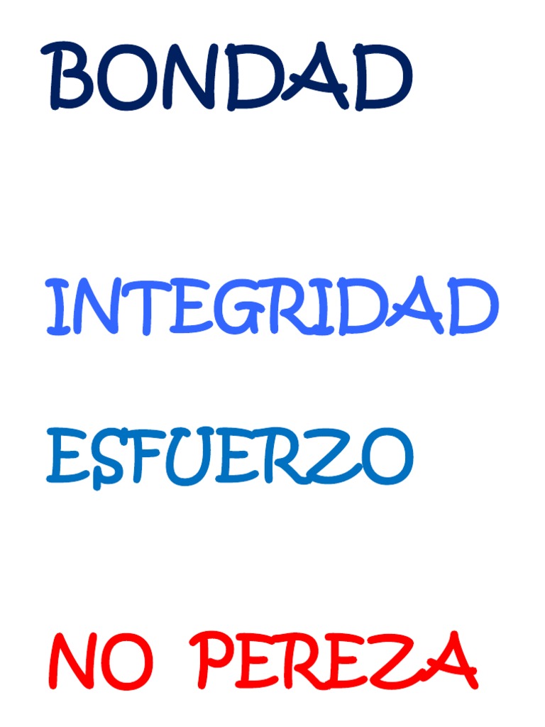 Acrósticos de Bienvenida y Bondad | PDF