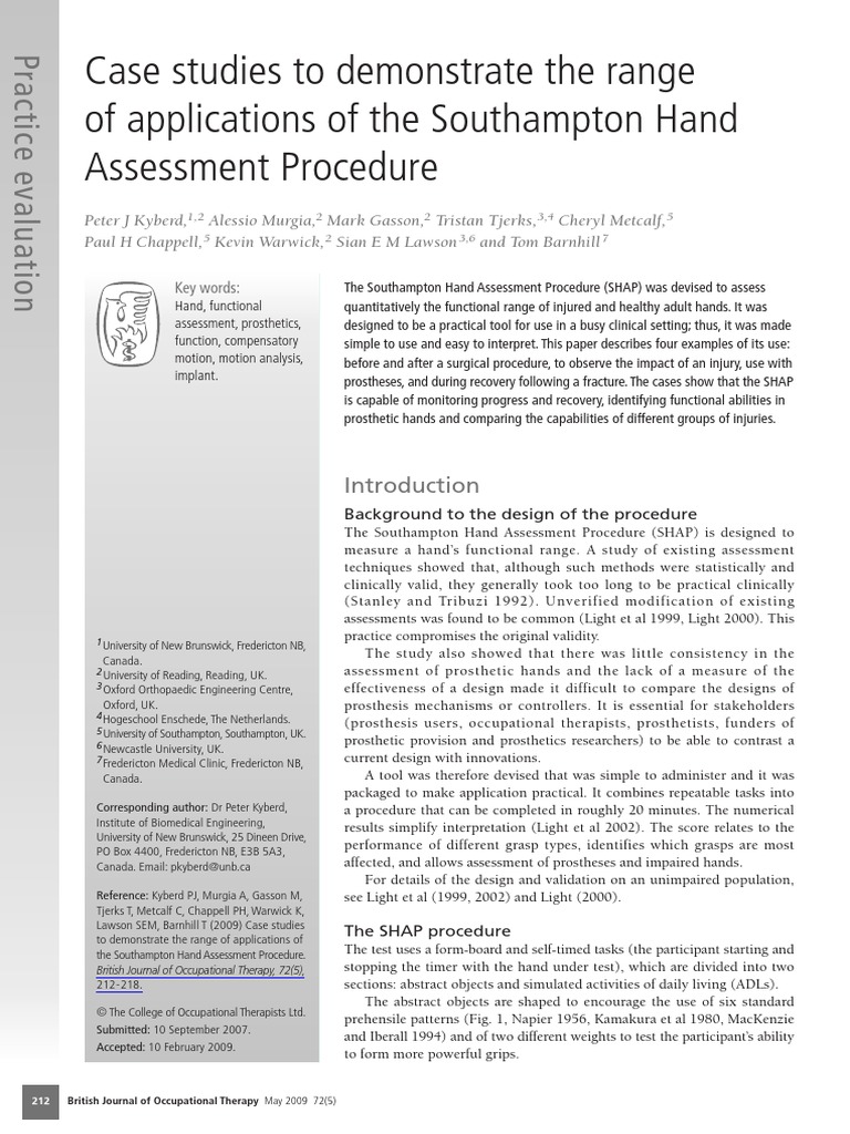 Case Studies To Demonstrate The Range of Applications of The ...