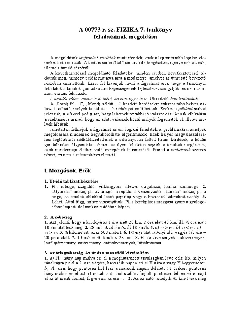 Fizika-Tk.-megoldásai-7.oszt_. | PDF