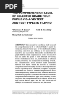 Classroom Based Action Research | PDF | Reading (Process) | Schema ...