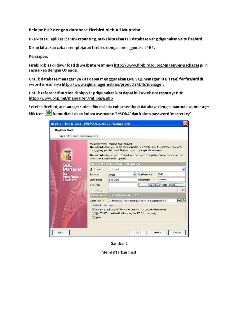 Belajar Database Firebird | PDF