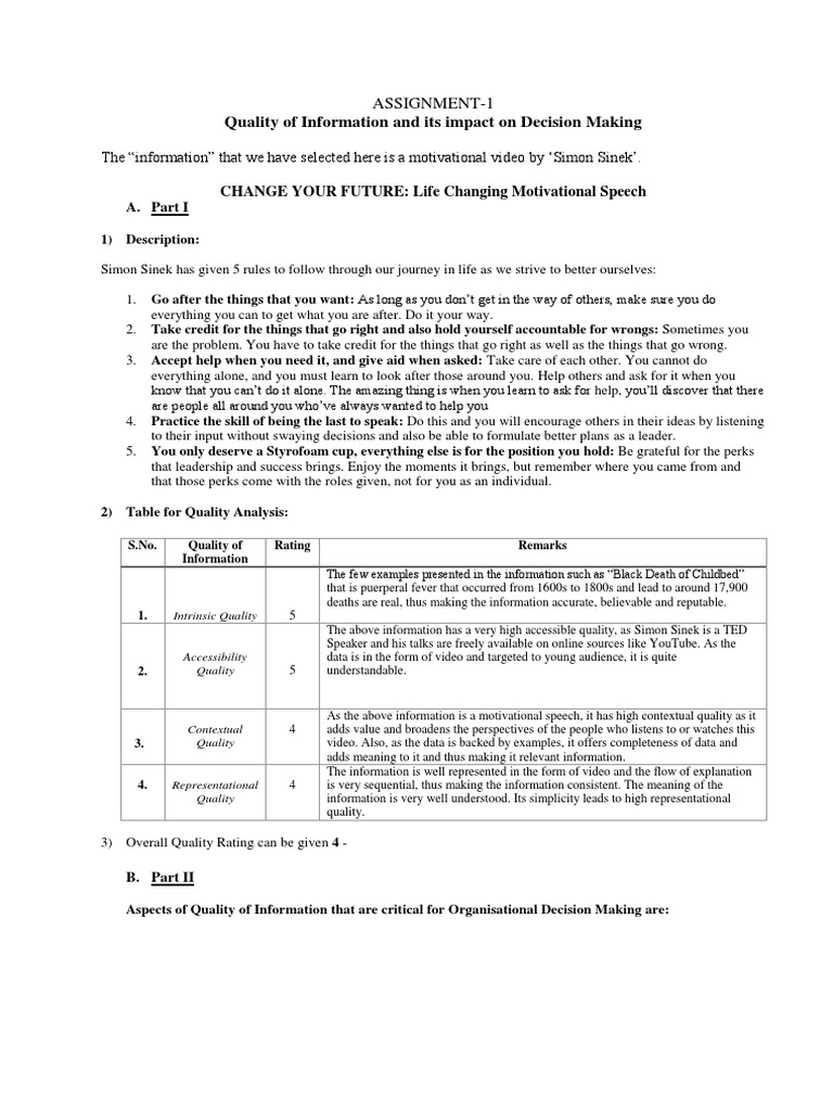 DDDM Assignment | PDF | Information | Epistemology