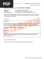Practice Osce Scenarios PDF | PDF | Physical Examination | Heartburn