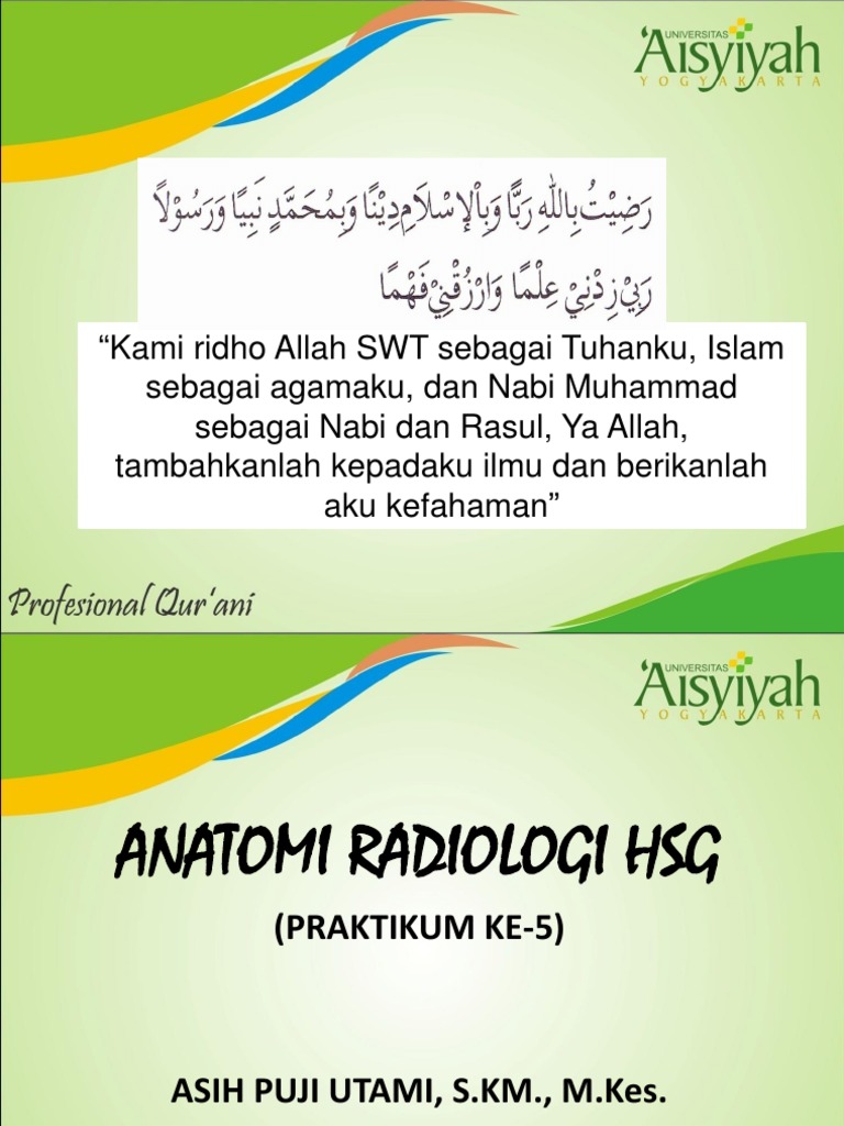 Anatomi Radiologi HSG | PDF