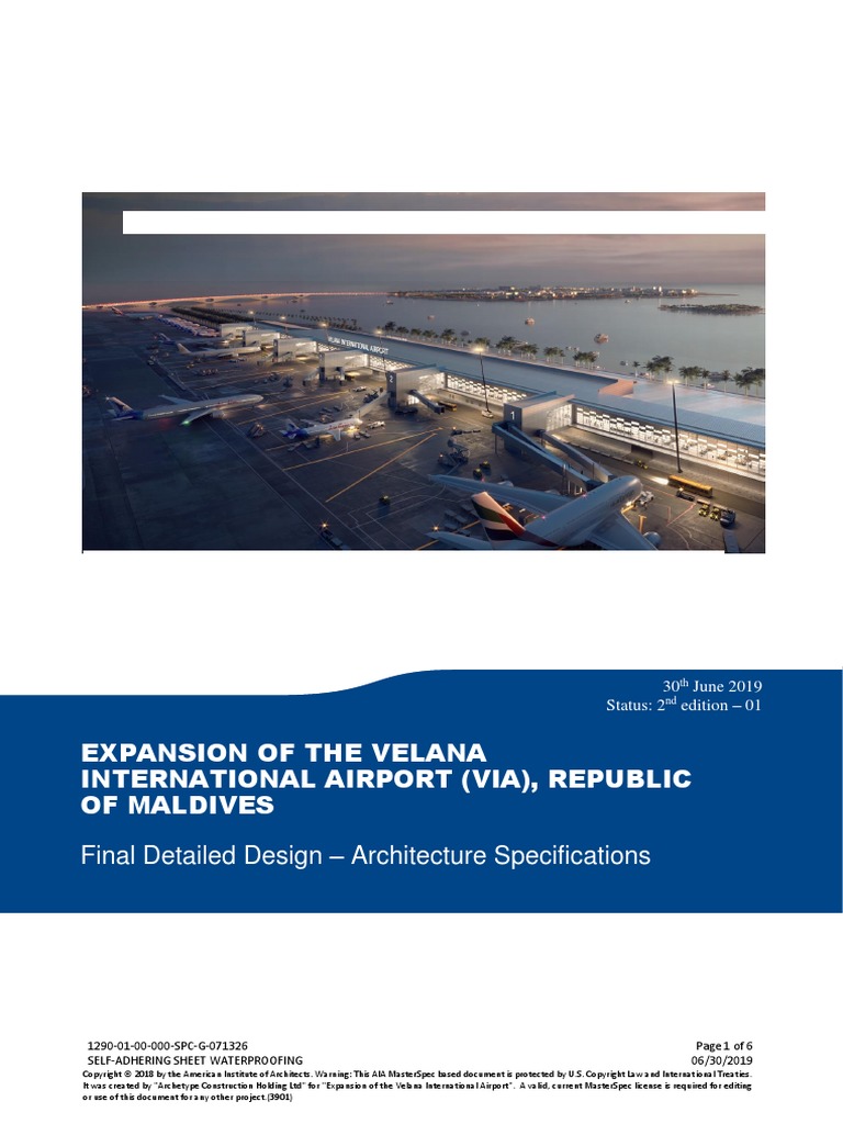 Architecture Specifications For W - F | PDF | Specification (Technical ...