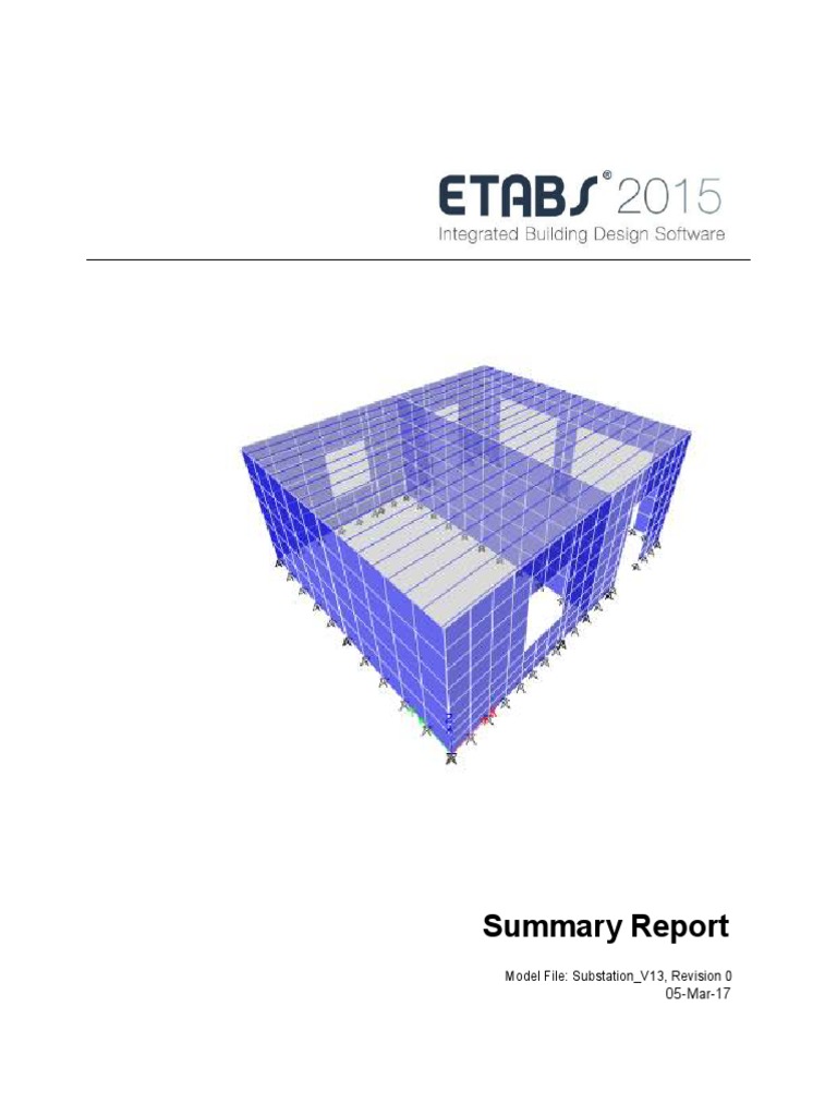 Etabs Report | PDF