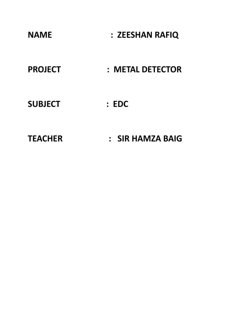 Edc Project Proposal | PDF